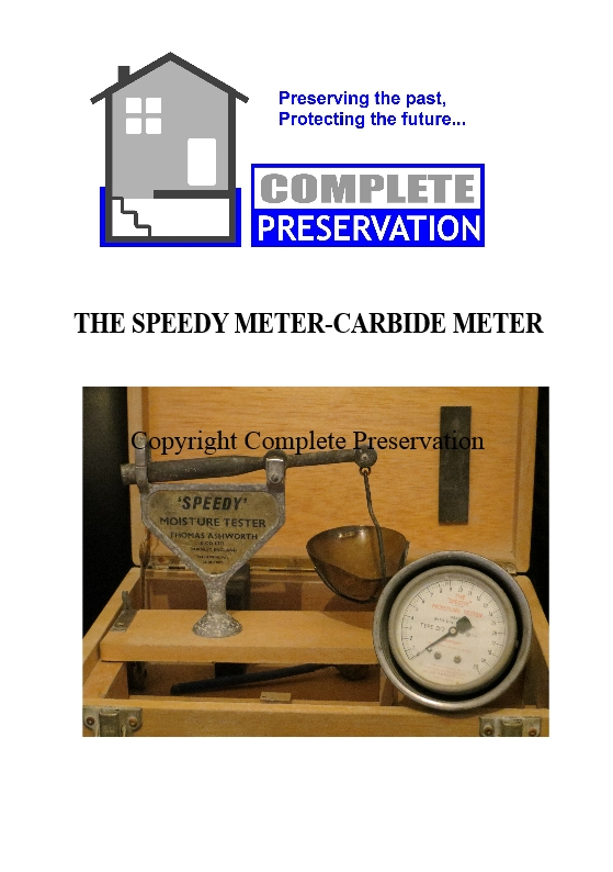 Should a speedy meter-carbide meter be used for quantitative damp ...